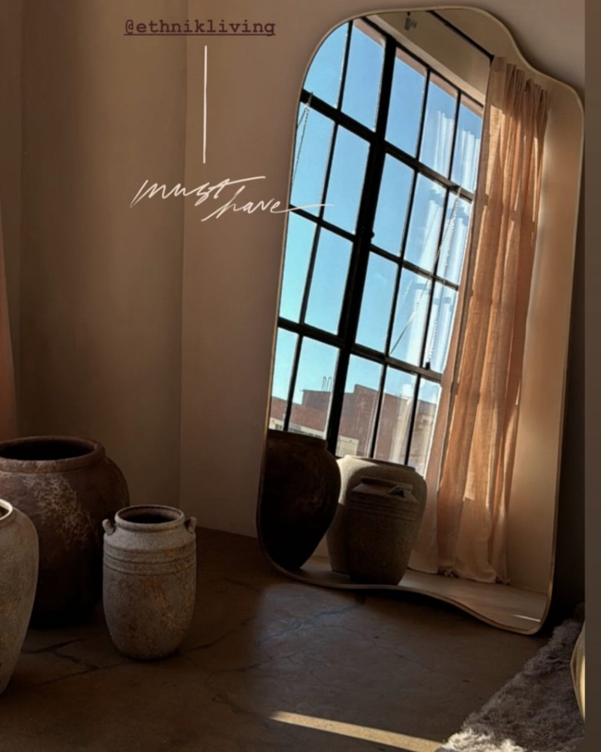 Brody Full Length Mirror | Lean & Floor Mirrors | Ethnik Living ...