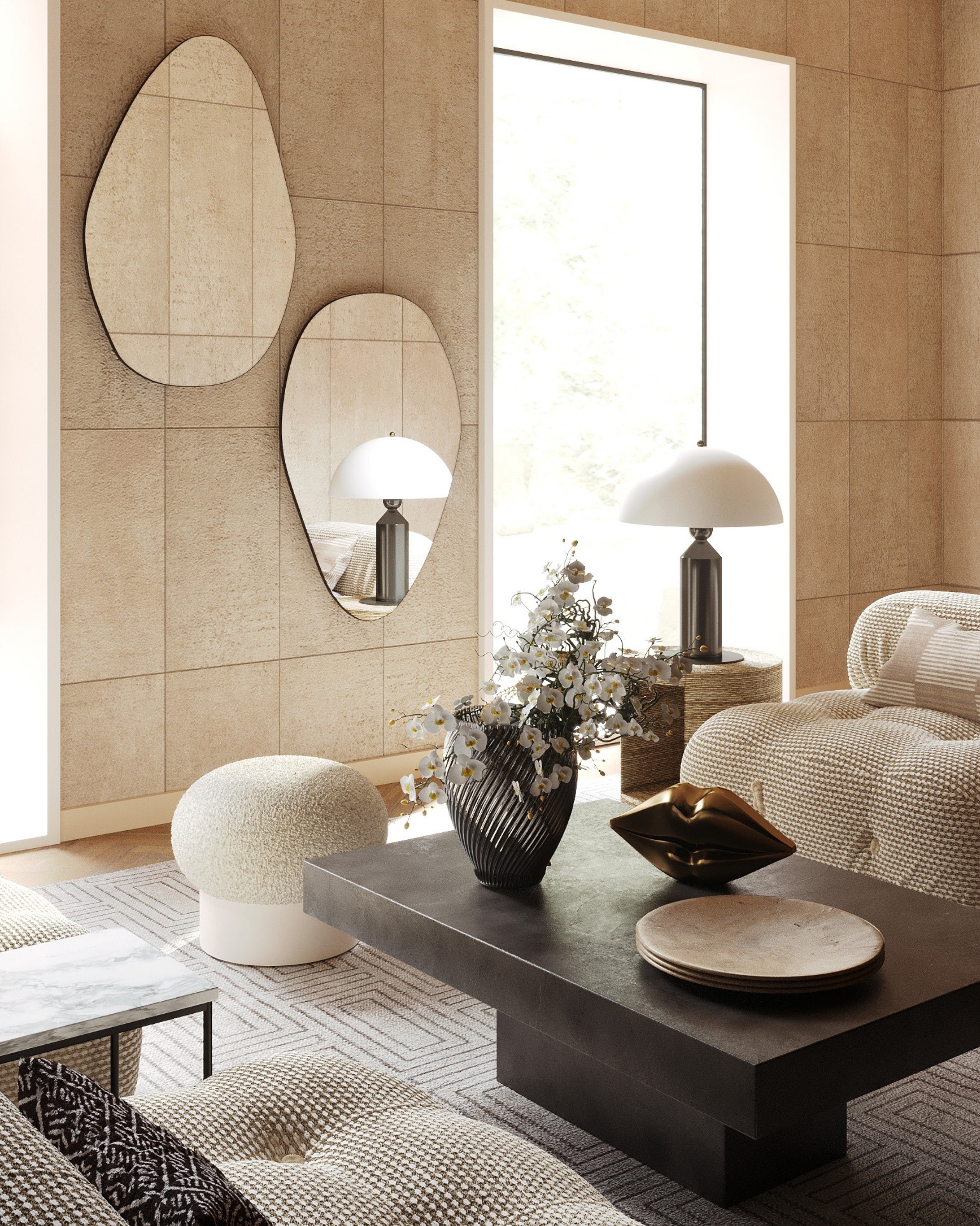 Pebble Mirror | Bathroom Mirrors | Ethnik Living – ETHNIK LIVING