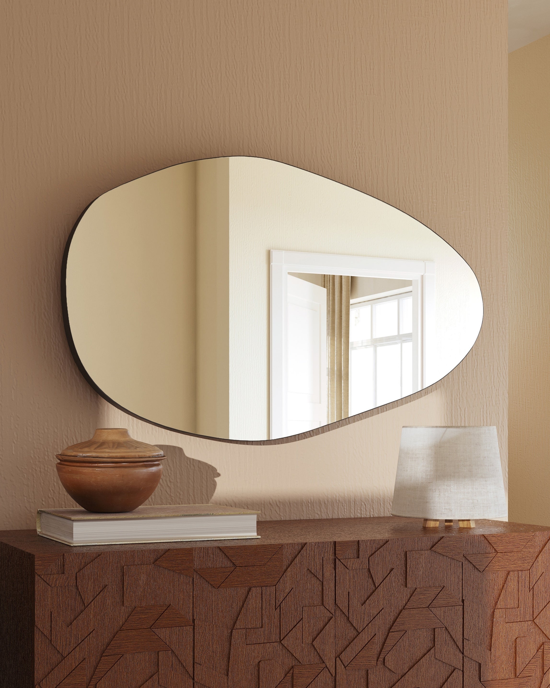 Pebble Mirror | Bathroom Mirrors | Ethnik Living – ETHNIK LIVING