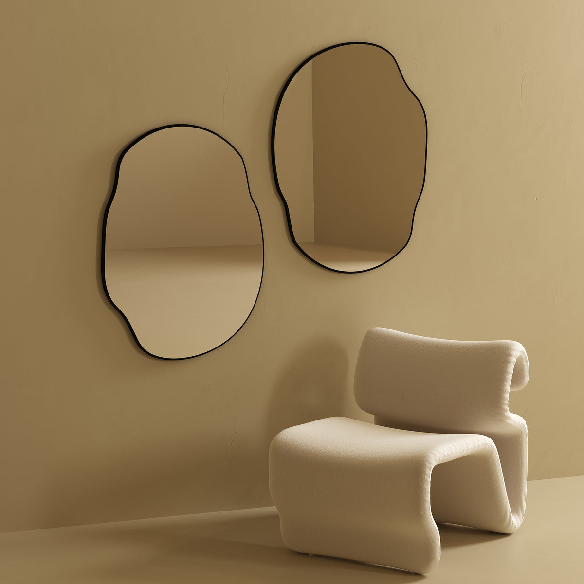 Silva Mirror | Organic Shaped Mirrors | Ethnik Living – ETHNIK LIVING