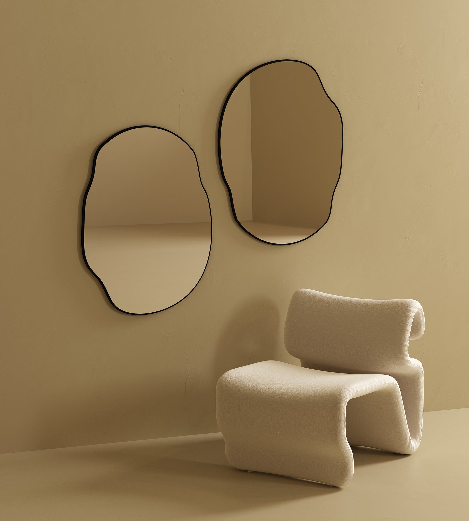 Silva Mirror | Organic Shaped Mirrors | Ethnik Living - ETHNIK LIVING