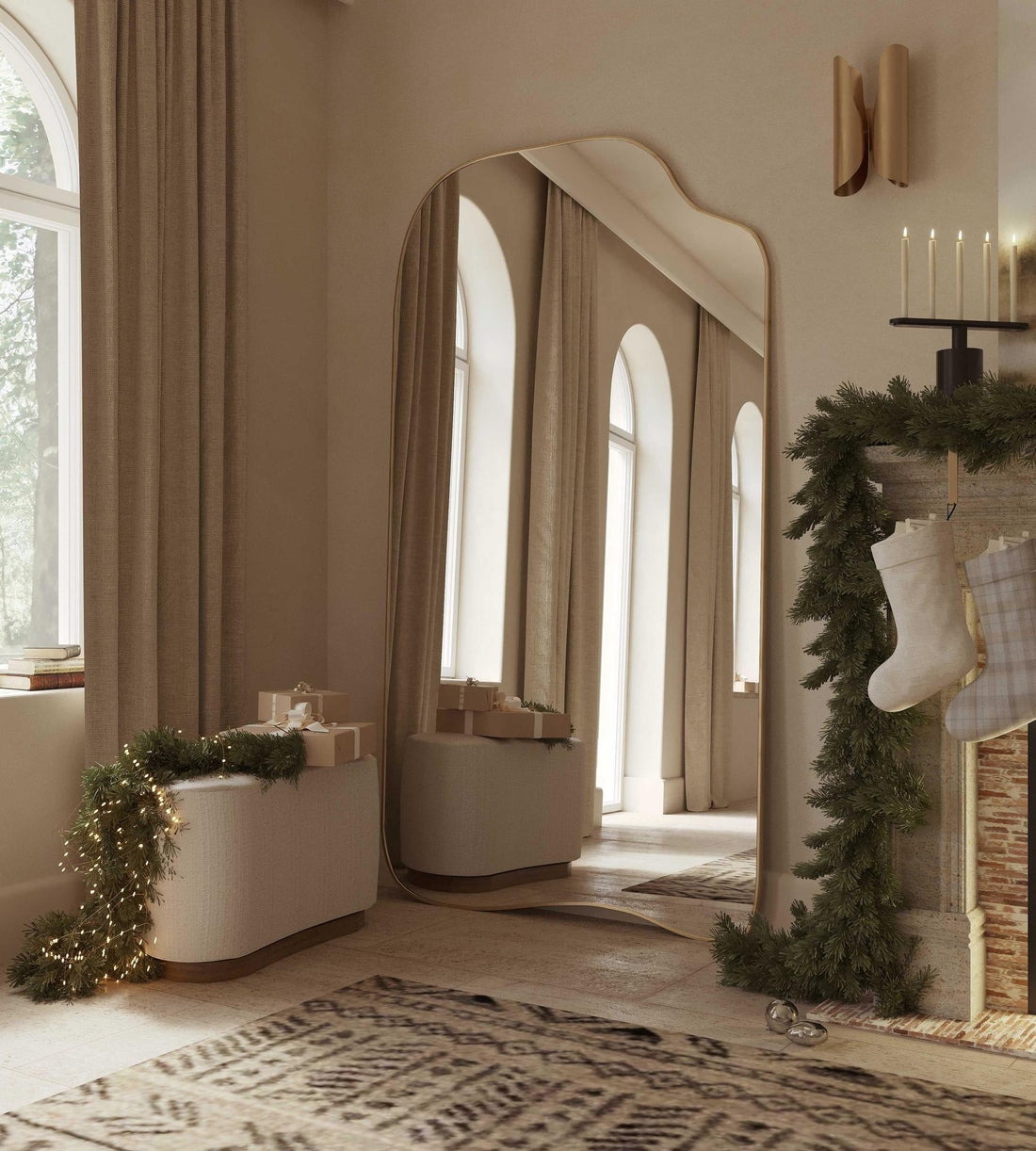 Brody Full Length Mirror | Lean & Floor Mirrors | Ethnik Living ...
