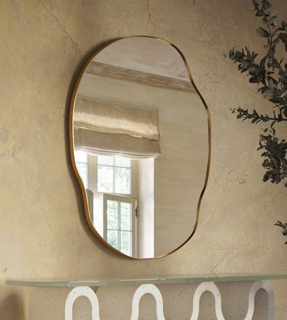 Silva Mirror | Organic Shaped Mirrors | Ethnik Living – ETHNIK LIVING