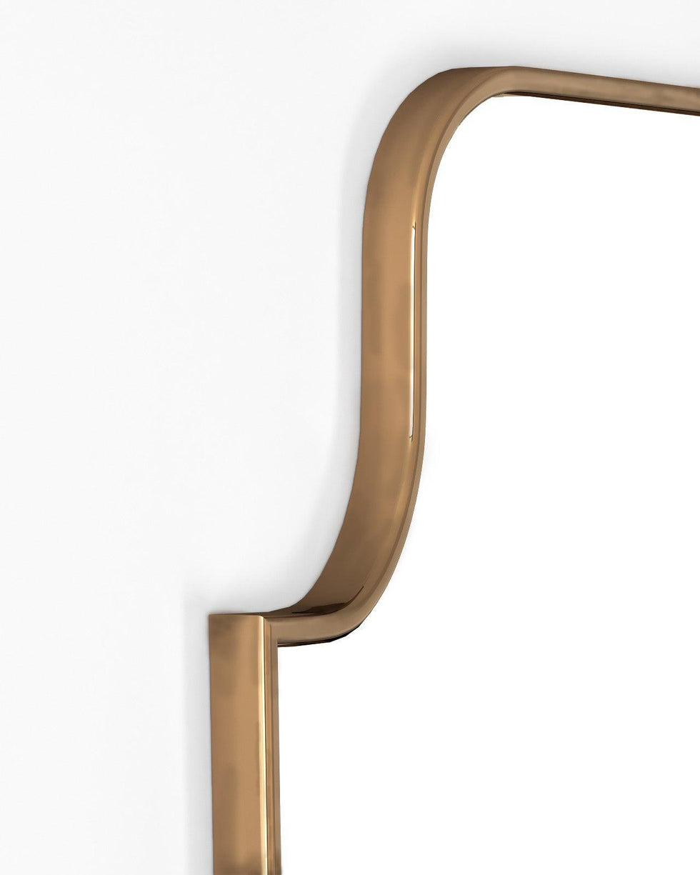 Shelda Gold Wall Mirror | Antique Mirrors | Ethnik Living – ETHNIK LIVING