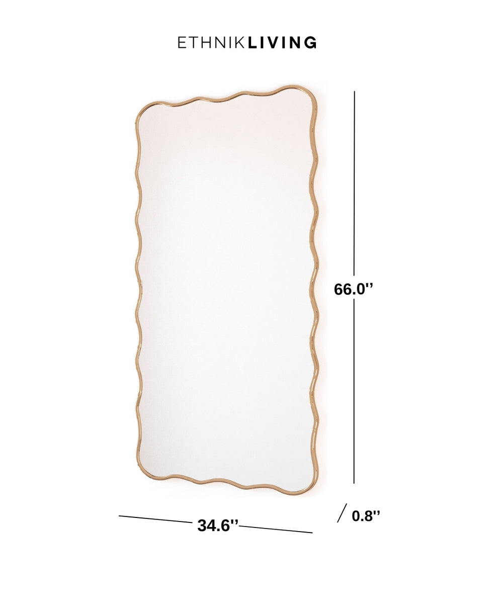 Edged Joy Full Length Mirror | Scalloped Mirrors – ETHNIK LIVING